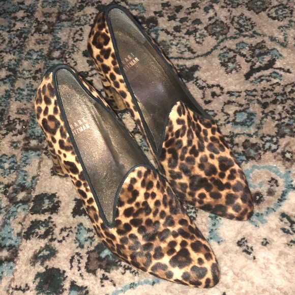 Stuart Weitzman | Shoes | Stuart Weitzman Pony Hair Leopard Print Pumps ...